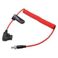 China Alvin's Cables Atomos Ninja V D-tap Power Cable, 1.6-4ft Smart Dtap to Locking DC 2.1 Coiled Cable for Blackmagic Video Assist, for Hollyland Mars 400S, Ultra Soft for sale