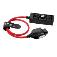 China Alvin's Cables Smart D-tap Power Splitter Cable, Smart Dtap Male to 4 Port DTap Female Splitter Hub Braided Power Cable for ARRI RED Teradek SmallHD SmallRig V-Mount|Gold-Mount Battery 40cm/15.7inches for sale
