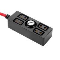 China Alvin's Cables Smart D-tap Power Splitter Cable, Smart Dtap Male to 4 Port DTap Female Splitter Hub Braided Power Cable for ARRI RED Teradek SmallHD SmallRig V-Mount|Gold-Mount Battery 40cm/15.7inches for sale