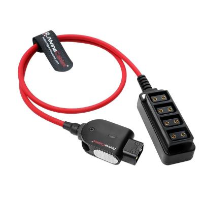 China Alvin's Cables Smart D-tap Splitter Cable Ultra Soft Smart Dtap Male to 4 Port Dtap Female Power Supply for V-Mount Camera Battery P-tap Power Hub for ARRI RED Teradek SmallHD SmallRig 60cm|23.6inches for sale
