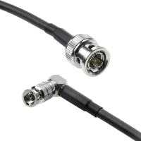 China Alvin's Cables Micro BNC to BNC Cable 12G-SDI High Speed 4K UHD Video Coaxial Cable, Right Angle Micro BNC 75 Ohm Ultra-Slim for Blackmagic Video Assist 5