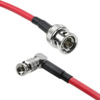 China Alvin's Cables Micro BNC to BNC Cable 12G-SDI High Speed 4K UHD Video Coaxial Cable, Right Angle Micro BNC 75 Ohm Ultra-Slim for Blackmagic Video Assist 5