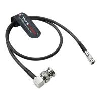 China Alvin's Cables Micro BNC to BNC Cable 12G-SDI High Speed 4K UHD Video Coaxial Cable, Right Angle BNC 75 Ohm Ultra-Slim for Blackmagic Video Assist 5