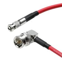 China Alvin's Cables Micro BNC to BNC Cable 12G-SDI High Speed 4K UHD Video Coaxial Cable, Right Angle BNC 75 Ohm Ultra-Slim for Blackmagic Video Assist 5