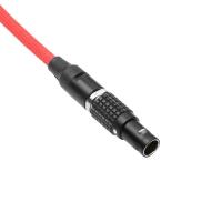 China Alvin's Cables Smart D-tap to 2 Pin Male Braided Power Cable for BMPCC Pyxis|Teradek|SmallHD|Z-CAM Flexible Braided 45cm|18inches, Black for sale