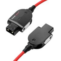 China Alvin's Cables Smart D-tap to 2 Pin Male Braided Power Cable for BMPCC Pyxis|Teradek|SmallHD|Z-CAM Flexible Braided 45cm|18inches, Black for sale