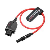 China Alvin's Cables Smart D-tap to 2 Pin Male Braided Power Cable for BMPCC Pyxis|Teradek|SmallHD|Z-CAM Flexible Braided 45cm|18inches, Black for sale
