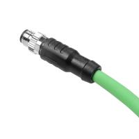 China Alvin's Cables M8 A-Code 4 Pin Male to 4 Pin Cable High-Flex Shielded for Beckhoff ZK1090-3131 Industrial Automation EtherCAT Fieldbus 6.6ft/2m for sale