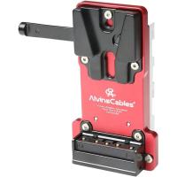 China Alvin's Cables NP-F Dummy Battery to V-Lock V-Mount Battery Plate for Sony NP-F970 F770 F550 for Atomos Shinobi Shogun Ninja V, for Hollyland Mars Transmission, SmallHD 702, LED Lights for sale
