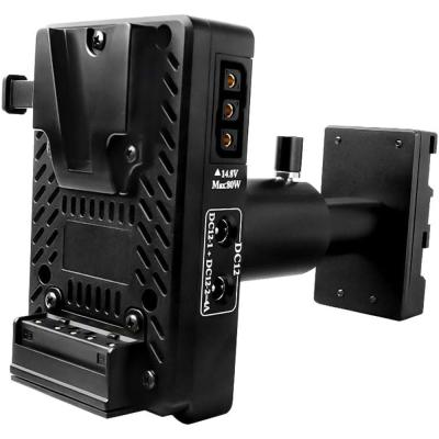 China Alvin's V-Mount Battery to BP-U Battery Conversion Adapter Plate for Sony PXW-FX9 FX6 FS7 FS5, PMW-300K1 PMW-EX1, Replace of BP-U90/U96/U60/U30 Adjustable Multiple Outputs for sale