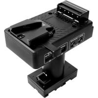 China Alvin's V-Mount Battery to BP-U Battery Conversion Adapter Plate for Sony PXW-FX9 FX6 FS7 FS5, PMW-300K1 PMW-EX1, Replace of BP-U90/U96/U60/U30 Adjustable Multiple Outputs for sale