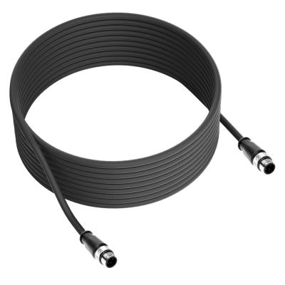 China Alvin's Cables M12 D-Code 4 Pin Male to M12 D-Code 4 Pin Male Ethernet Cable for Keyence Baumer Sick Camera, High-Flex Cat6a Cable for Industrial Automation, EtherCAT/PROFINET, Robotics 6.6ft/2m for sale