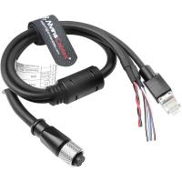 China Alvin's Cables M12 12 Pin Power Functional Ethernet Cable for DJI Livox HAP(TX) Mid-70 Mid-360 LiDAR Sensor, M12 Aviation 12 Pin Female to RJ45 1 to 3 Breakout Cable 65.6ft/20m for sale