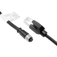 China Alvin's Cables M12 12 Pin Power Functional Ethernet Cable for DJI Livox HAP(TX) Mid-70 Mid-360 LiDAR Sensor, M12 Aviation 12 Pin Female to RJ45 1 to 3 Breakout Cable 65.6ft/20m for sale
