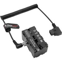 China Alvin's D Tap to NP F Dummy Battery Cable for Atomos Ninja Monitors  Coiled Type C 58 chars for sale