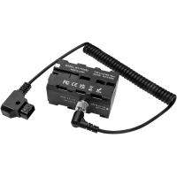 China Alvin's D Tap to NP F Dummy Battery Cable for Atomos Ninja Monitors  Coiled Type C 58 chars for sale