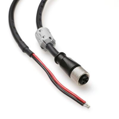 China Alvin's Cables M12 T-Code 4-Pin Female to Open End Cable 3.3ft/1m for sale