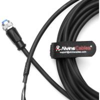 China Alvin's Cables M12 A Coded 4Pin to Open Wire Power Cable  2m for Automation for sale