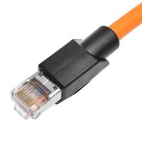 China Alvin's Cables Cat6 Shielded RJ45 Cable  9.8ft Up Angle for PLC Robotics for sale