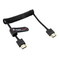 China Alvin's Cables 8K HDMI 2.1 Coiled Cable 2ft Gold Plated for Gaming PS5 for sale