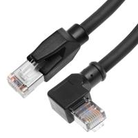 China Alvin's Cables Profinet CAT6A Shielded Ethernet Cable Right Angle High Flex Gold Plated 5m for Industrial Automation for sale