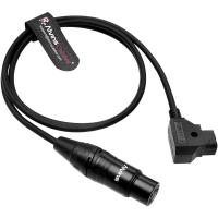China Alvin's Cables XLR 4 Pin Female to D Tap Cable for Cinema Cameras for sale