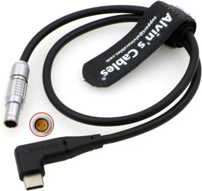 China Alvin's Cables Right Angle USB C to 2-Pin PD Cable for Cinema Gear for sale