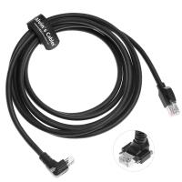 China Alvin's CAT6a Vertical Screw Lock GigE Cable for Industrial Cameras for sale