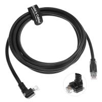 China Alvin's Vertical Screw Lock CAT6a GigE Cable for Industrial Cameras for sale