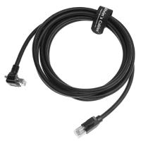 China Alvin's CAT6a GigE Vision Cable Shielded High Flex 6.6ft Right Angle for sale