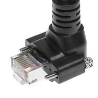 China Alvin's CAT6a GigE Vision Cable Shielded Right Angle 20m 65.6ft for sale