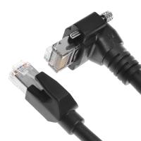 China Alvin's CAT6a GigE Vision Cable Shielded Right Angle 20m 65.6ft for sale