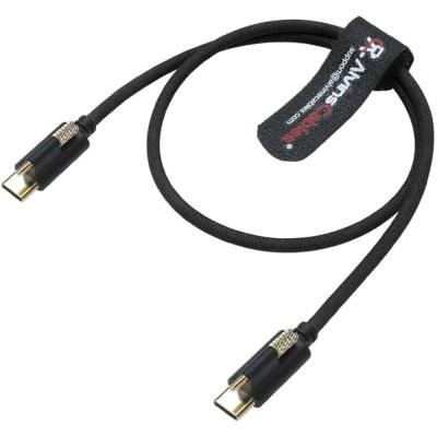 China Alvin's Locking USB C Cable for Blackmagic Pyxis URSA 10Gbps 20in for sale