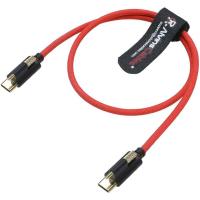 China Alvin's Red Locking USB C Cable for Blackmagic 6K 12K 20in 10Gbps for sale