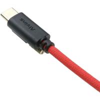 China Alvin's Red Locking USB C Cable for Blackmagic 6K 12K 20in 10Gbps for sale