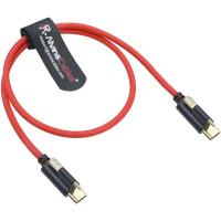 China Alvin's Red Locking USB C Cable for Blackmagic 6K 12K 20in 10Gbps for sale