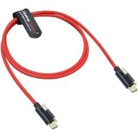 China Alvin's Red Locking USB C Cable for Blackmagic 6K 12K 3.3ft 10Gbps for sale