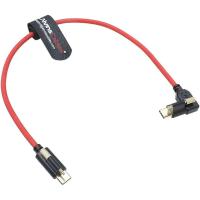 China Alvin's Locking USB C Cable for Blackmagic 4K G2 Pyxis 10Gbps 12in Red for sale