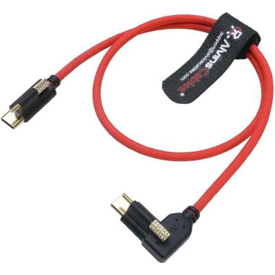 China Alvin's Red Locking USB C Cable for Blackmagic 4K G2 20in 10Gbps for sale