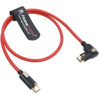 China Alvin's Red Locking USB C Cable for Blackmagic 4K G2 20in 10Gbps for sale
