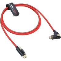 China Alvin's Red Locking USB C Cable for Blackmagic 4K G2 3.3ft 10Gbps for sale