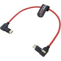 China Alvin's Red Locking USB C Cable for Blackmagic 4K G2 12in 10Gbps for sale