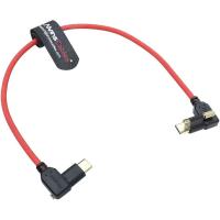 China Alvin's Red Locking USB C Cable for Blackmagic 4K G2 12in 10Gbps for sale