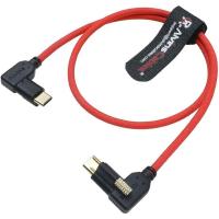 China Alvin's Red Locking USB C Cable for Blackmagic 4K G2 20in 10Gbps for sale
