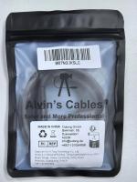 China Alvin's CAT6a GigE Vision Cable 16.4ft Shielded Screw Lock RJ45 for sale