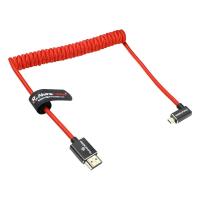 China Alvin's 8K Right Angle Micro HDMI Cable Coiled 48Gbps for sale