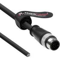China Alvin's M12 A Code 17 Pin Male To Open Cable 1m CAN PROFINET For Applied Motion Servo for sale
