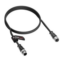 China Alvin's M12 A-Code 17-Pin Male to Female Cable, 1m, for Cognex/HikRobot, PROFINET for sale