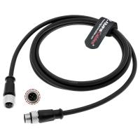 China Alvin's M12 A-Code 5-Pin Shielded Cable - Industrial Automation, 5M for sale