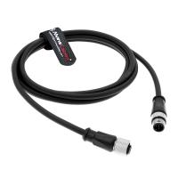 China Alvin's M12 A-Code 5-Pin Shielded Cable - Industrial Automation, 15M for sale